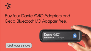 AVIT | Audinate Dante AVIO Adapters - Buy 4 Get 1 Free Offer