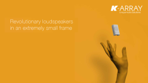 AVIT | K-array Lyzard Loudspeaker